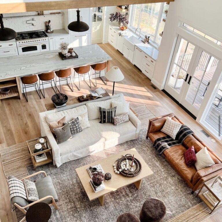 20 Best Small Open Plan Kitchen Living Room Design Ideas