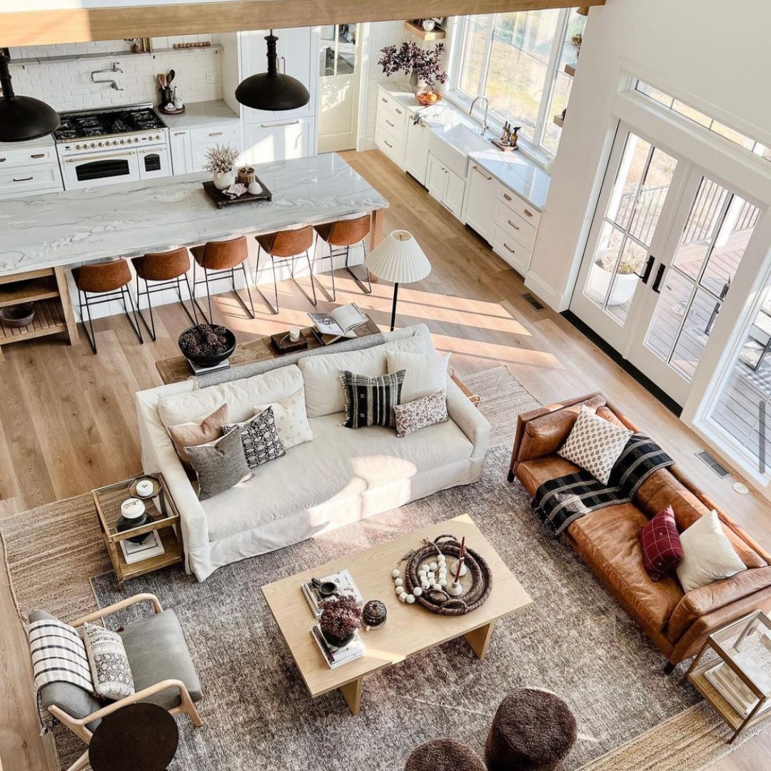 20 Best Small Open Plan Kitchen Living Room Design Ideas