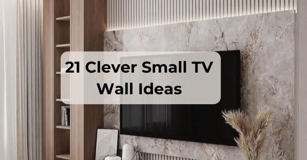 21 Clever Small TV Wall Ideas To Maximize Your Space